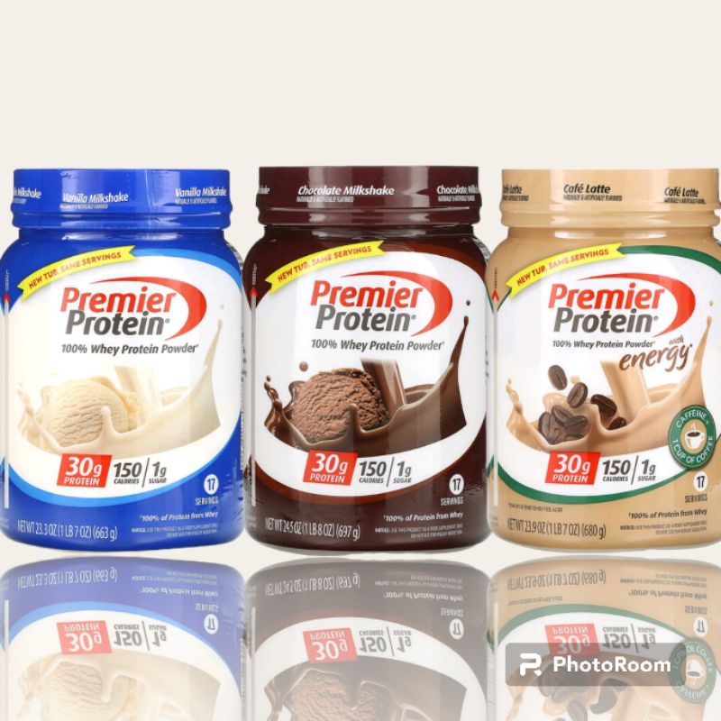 Jual Premier Protein 100% Whey Protein Powder, Vanilla Milkshake, 1 Ib ...