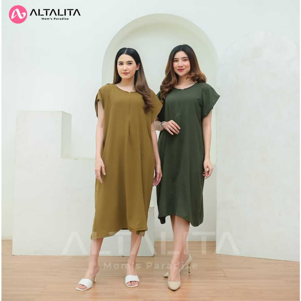 Jual Altalita - Daster Octavia Cringkle Airflow Polos Busui Kekinian ... Jual Altalita - Daster Octavia Cringkle Airflow Polos Busui Kekinian ...