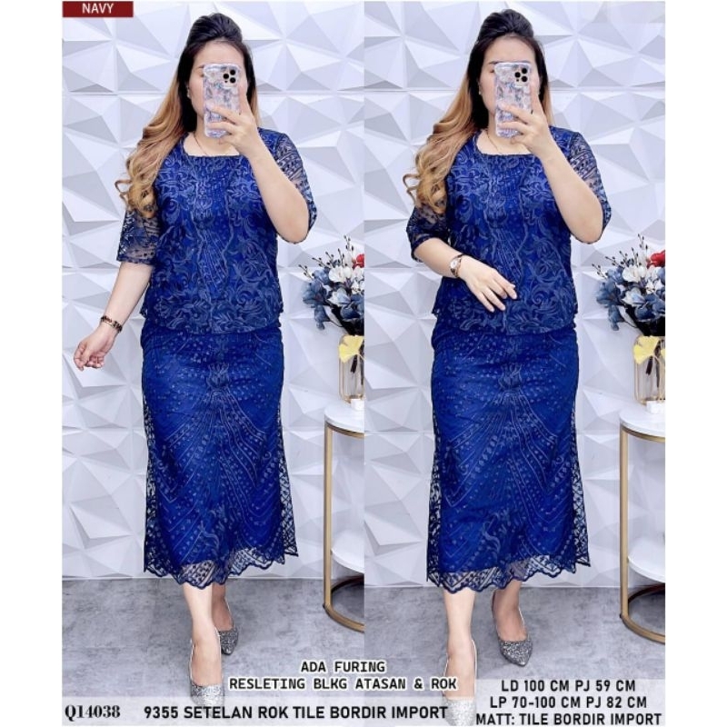Jual STELAN ROK BRUKAT 9355 | Shopee Indonesia