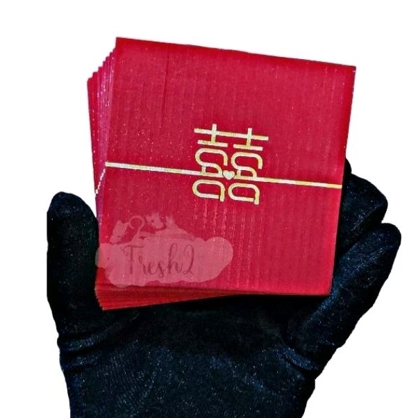 Jual angpao shuang xi isi10 LEMBAR 9x9 cm -amplop sangjit-angpao ...