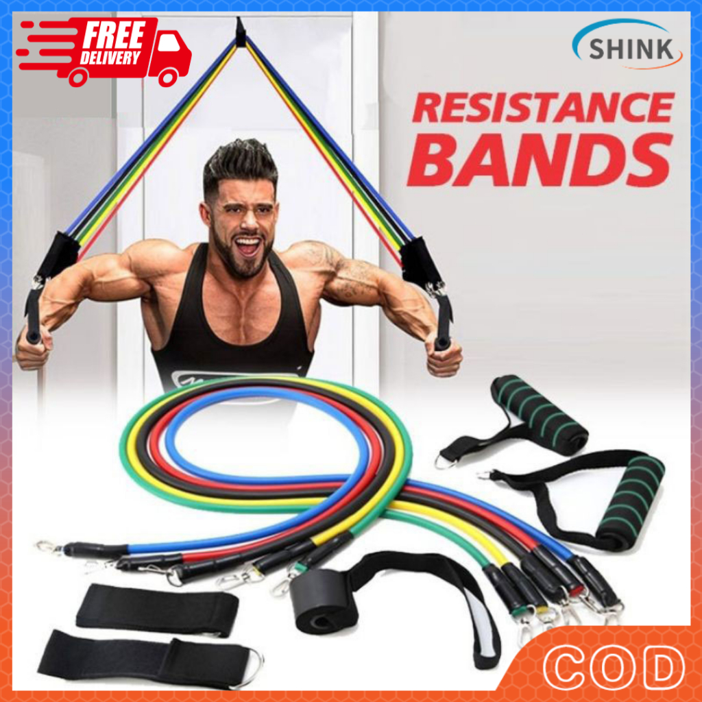 Jual SHINK TOKO 11 in 1 Set Tali Pembantu Fitness Gym Power New Power ...
