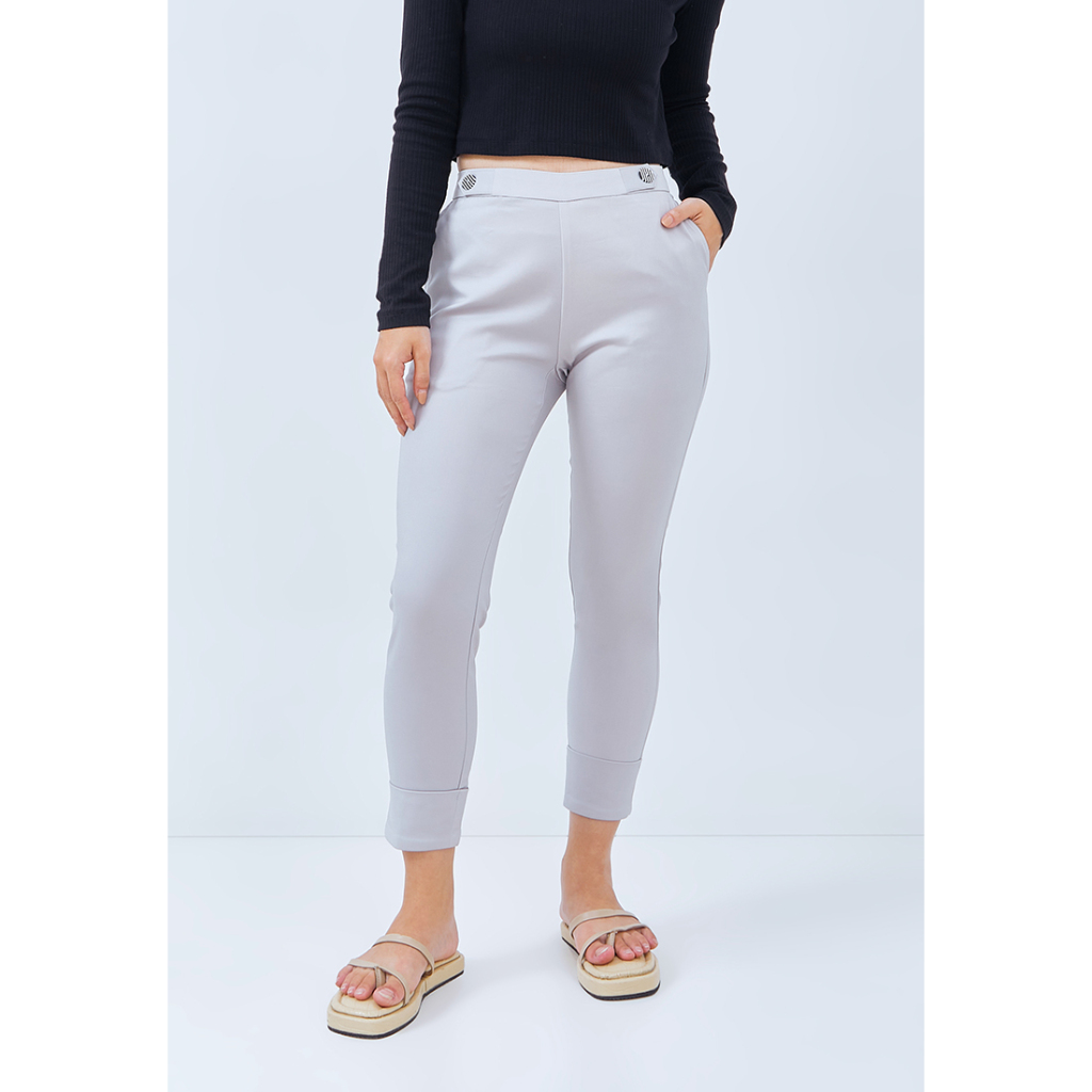 Jual ODIVA - Liane Tapered Pants - 2 Warna | Shopee Indonesia