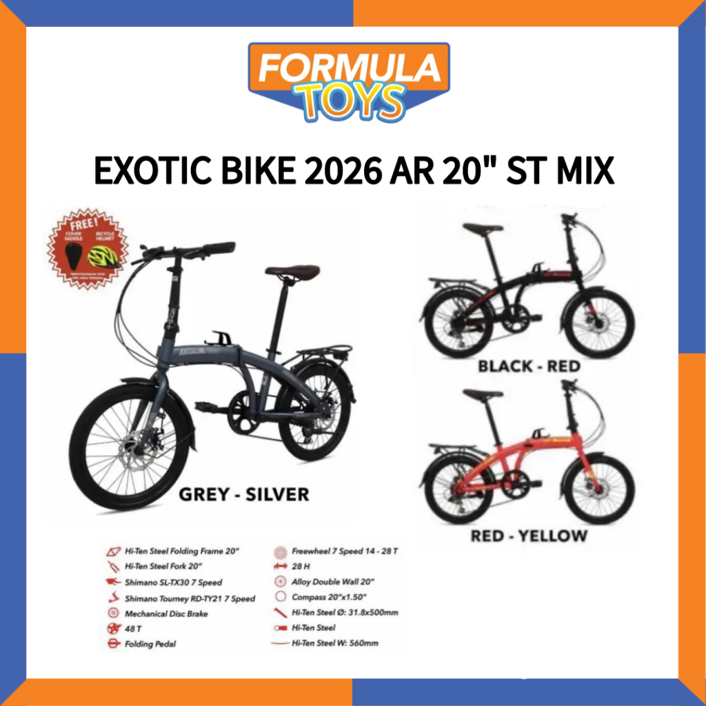 Jual SEPEDA LIPAT EXOTIC BIKE 2026 AR 20" ST MIX | Shopee Indonesia