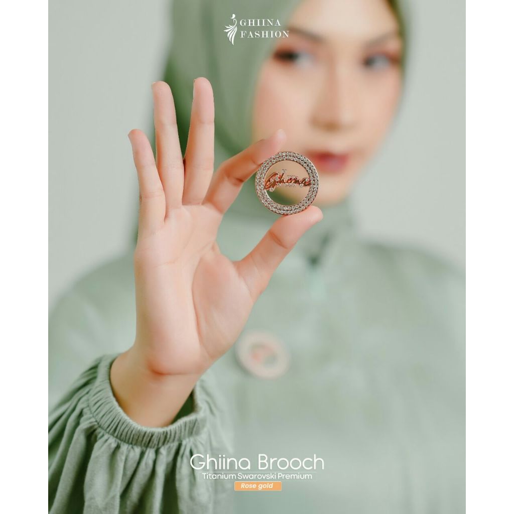 Jual Bross Hijab Elegan Ghiina Fashion Brooch Titanium Swarovski Galeri ...