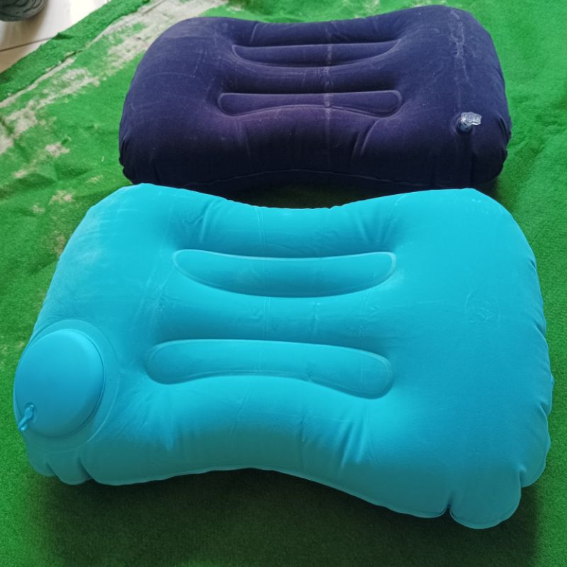 Jual Bantal Angin inflatable aeros pillow/ bantal camping/ bantal+pompa ...