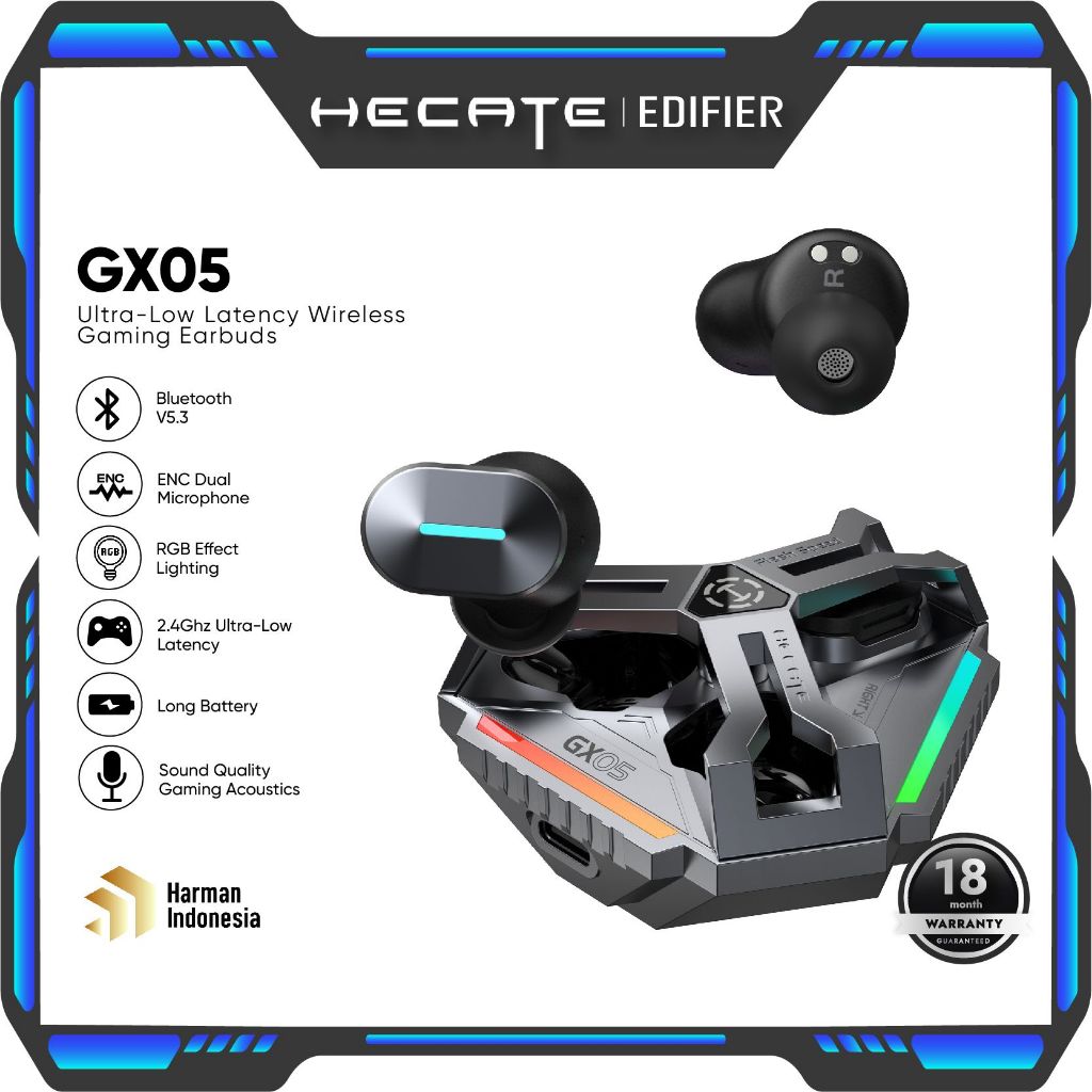 Jual HECATE by Edifier GX05 Ultra-Low Latency Wireless Gaming Earbuds | Shopee Indonesia
