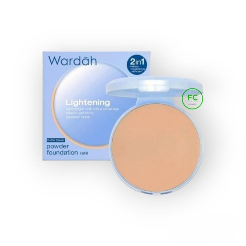 Jual Wardah Refil Lightening Powder Foundation SPF 40PA++++ 12gr ...