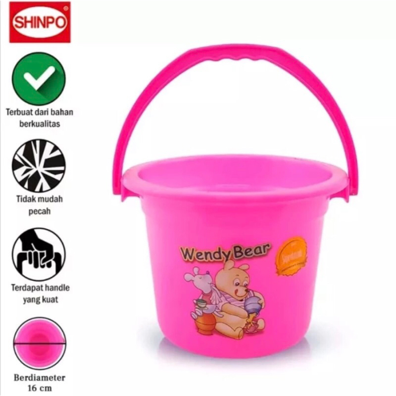 Jual SHINPO Ember Mini Ember Kecil Plastik 0.5 Galon SIP-105 | Shopee ...