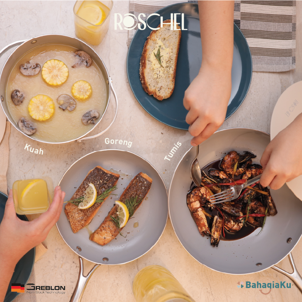 Jual Roschel Diora Professional Series Panci Set / RPP-005 / RPP005 ...