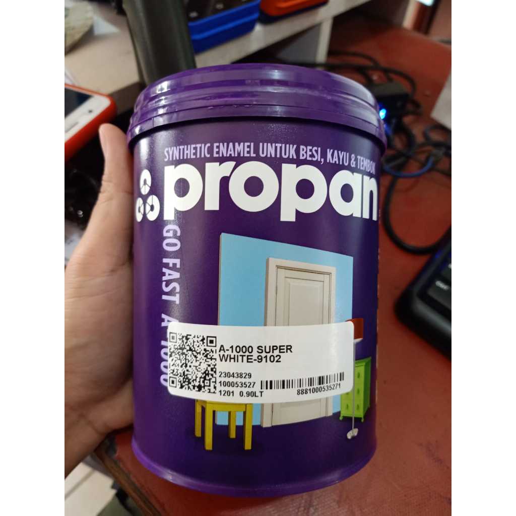 Jual PROPAN Go Fast A1000 Warna Komplit 0,9 Liter CEPAT KERING Cat ...