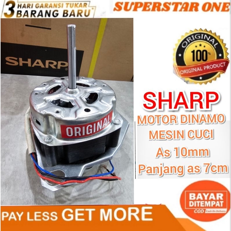 Jual motor mesin cuci sharp wash dinamo mesin cuci wash sharp original ...