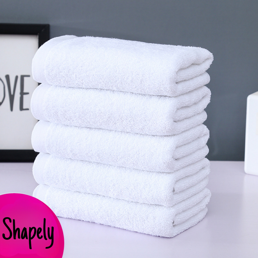 Jual Handuk Hotel Putih Shapely Ukuran Jumbo | Shopee Indonesia