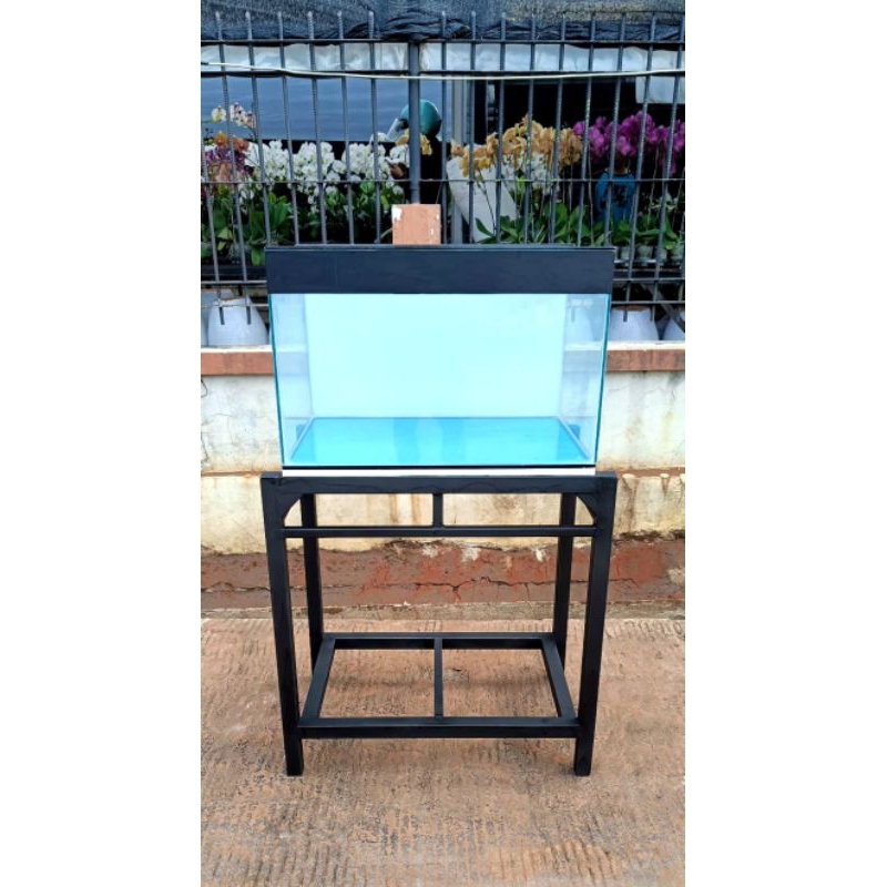 Jual aquarium 60x40x40 + rak kaca 8 mm | Shopee Indonesia