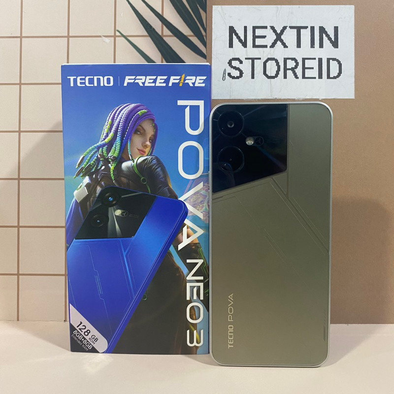 Jual TECNO POVA NEO 3 8/128 SECOND FULLSET | Shopee Indonesia