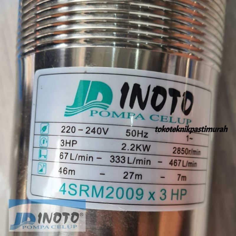 Jual Pompa Submersible Sible sibel Inoto 4in 4" 4 dim 4dim 4 in Pompa ...