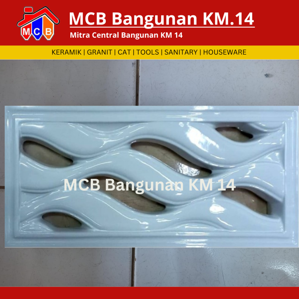 Jual Roster Keramik Trisensa 20X40 Keramik RO 131E/ Lubang angin ...