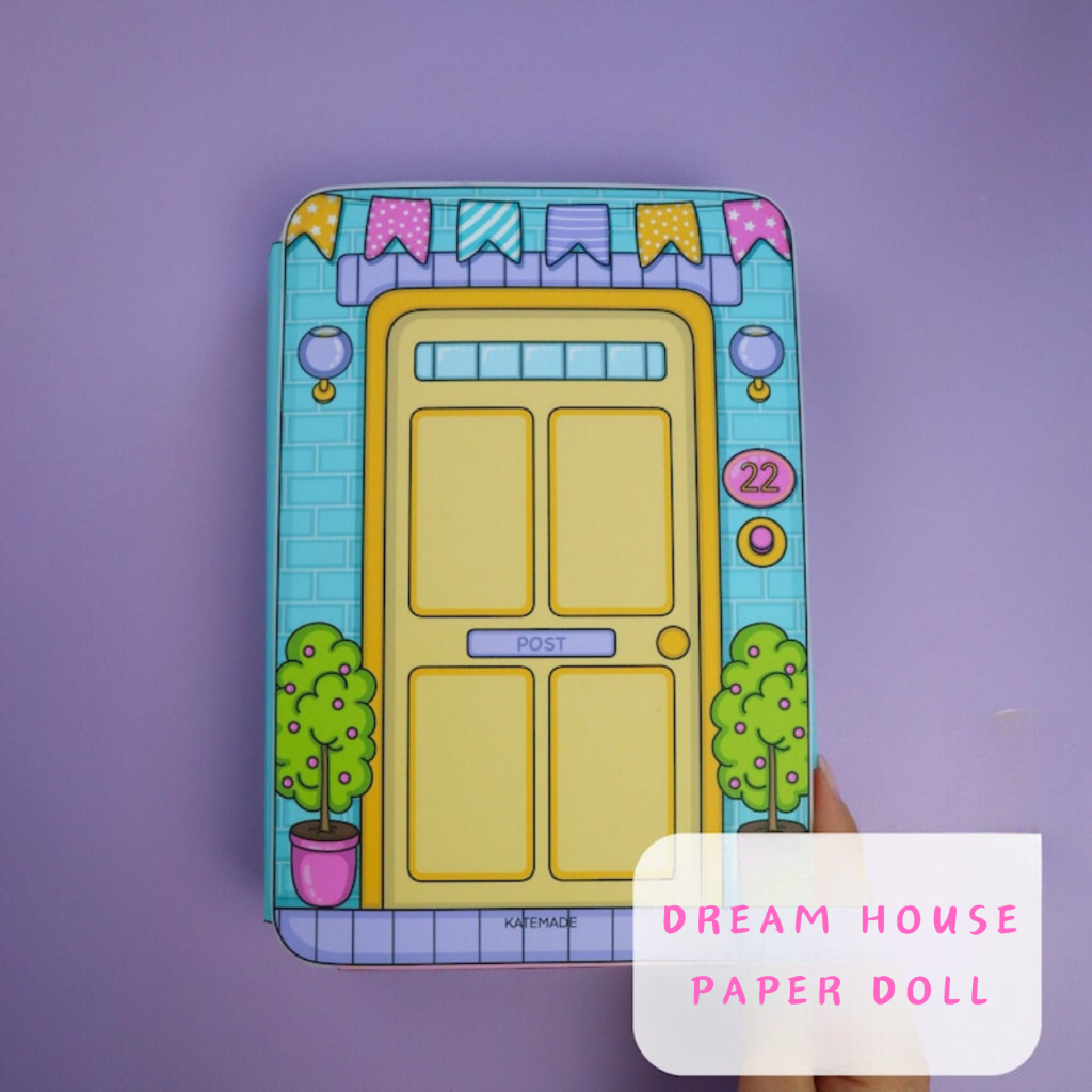 Jual DIY project Dream Dollhouse with Paper Dolls Busy Book ...