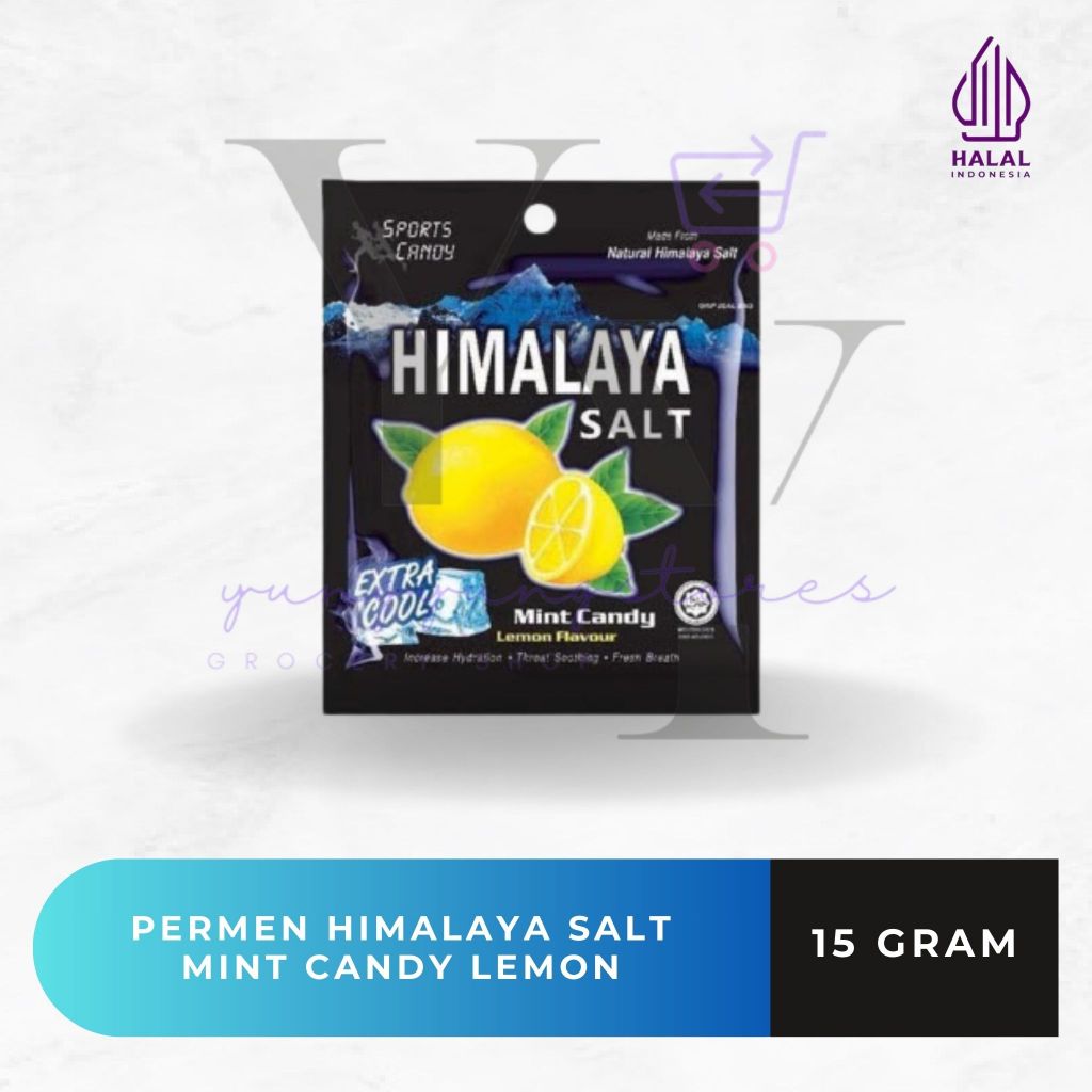 Jual Permen Big Foot Himalaya Salt Mint Candy Lemon Flavour 15 gram ...