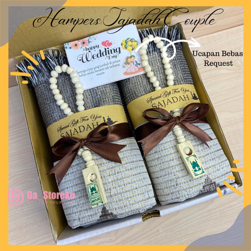 Jual HAMPERS SAJADAH TURKEY JUMBO COUPLE TASBIH KADO WEDDING IDUL FITRI ...