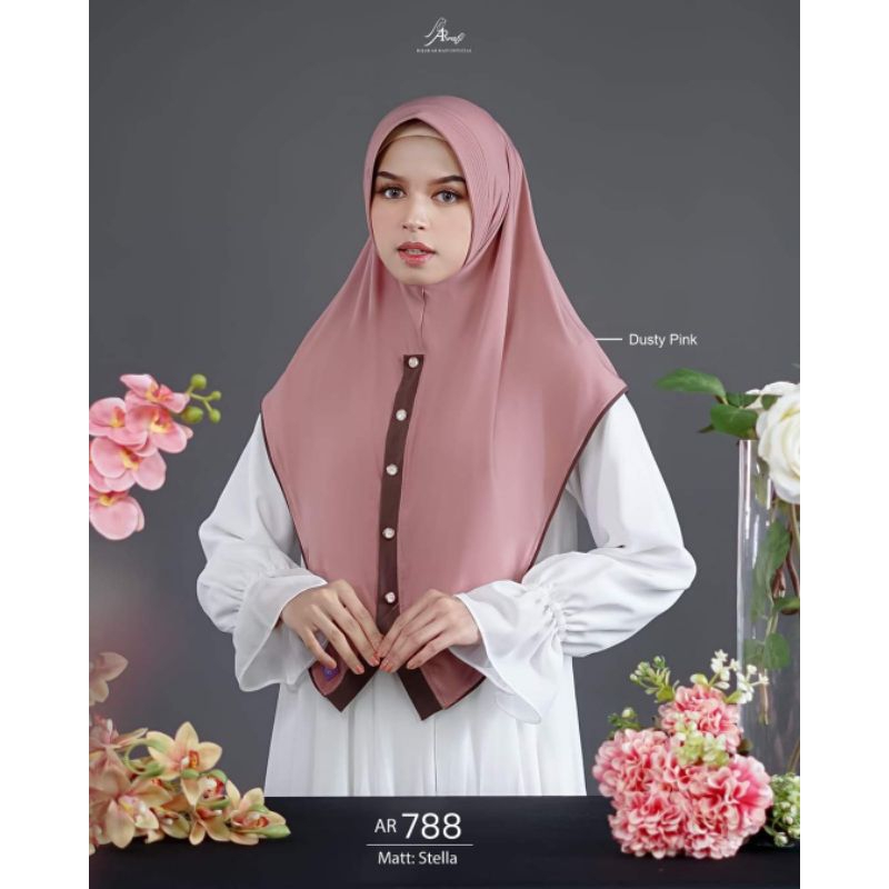 Jual Arrafi AR 788 Jilbab hijab kerudung bergo krudung wanita dewasa ...