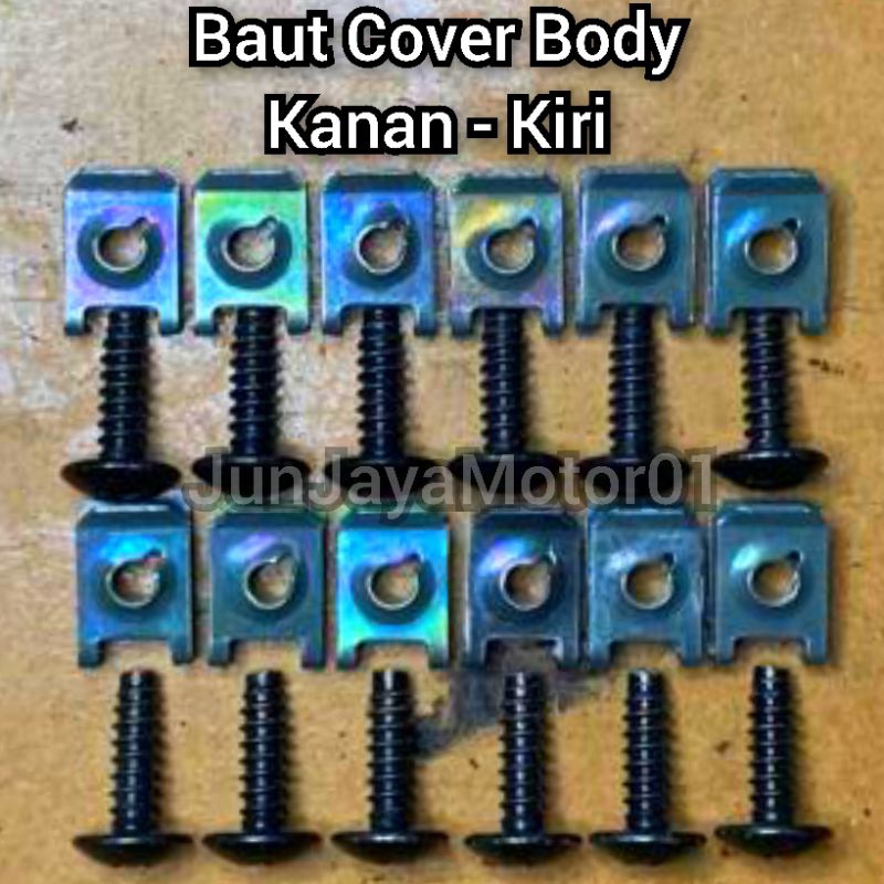 Jual Baut Lengkap Full Set Body Suzuki Shogun New 110 / Baut Lengkap ...