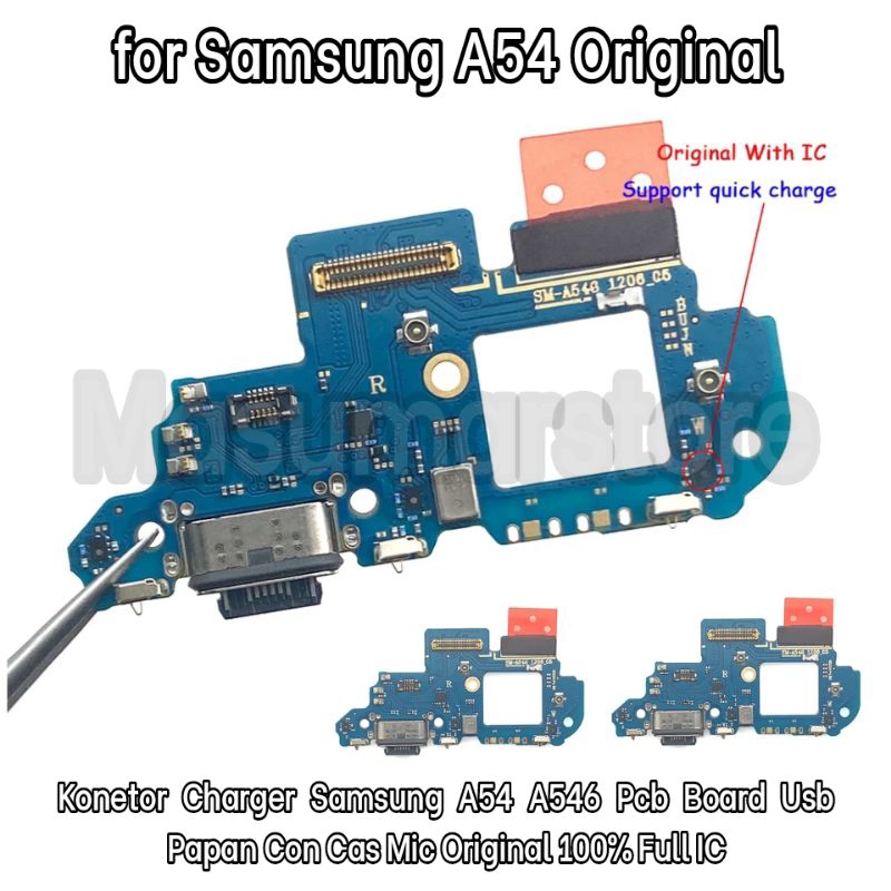 Jual Konetor Charger Samsung A54 A546 Pcb Board Usb Papan Con Cas Mic ...