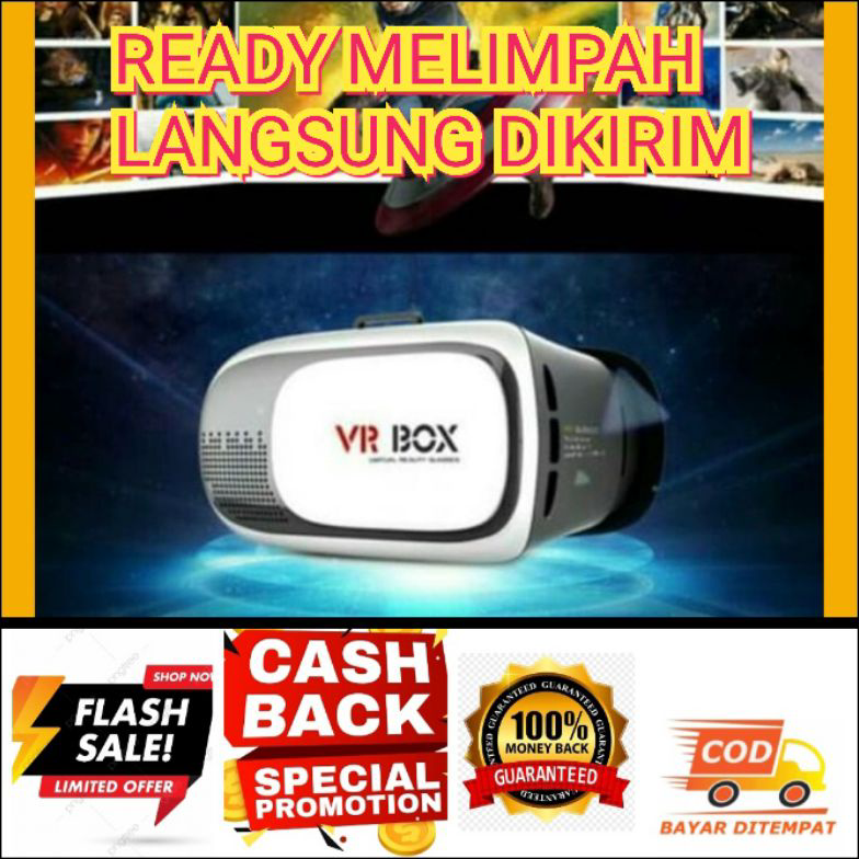 Jual Mall VR BOX VIRTUAL REALITY 3D TERJAMIN | Shopee Indonesia