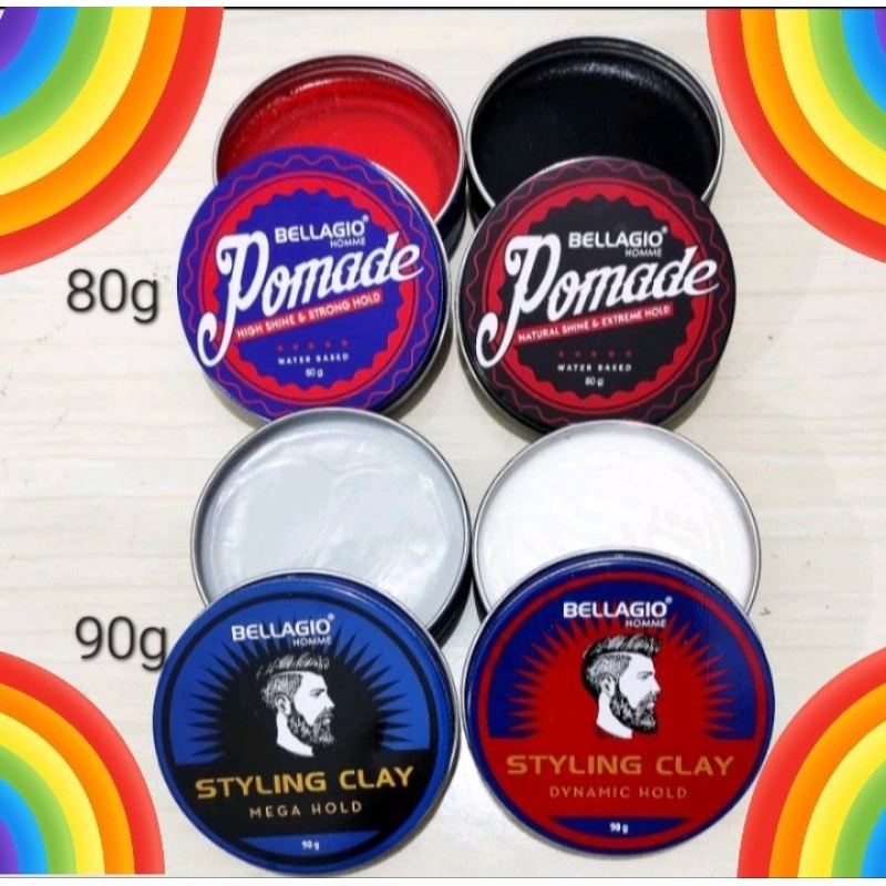 Jual MINYAK RAMBUT BELLAGIO HOMME 80g Dan 90g | Shopee Indonesia