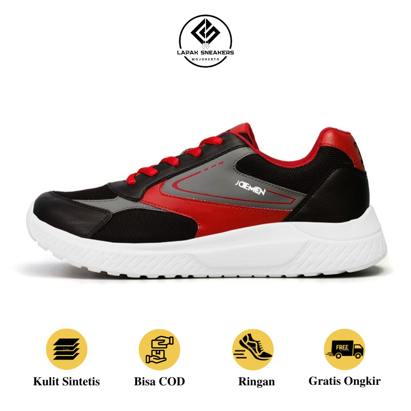 Jual Sepatu Sneakers Pria Joemen J 62 Model Sport Casual Olahraga ...