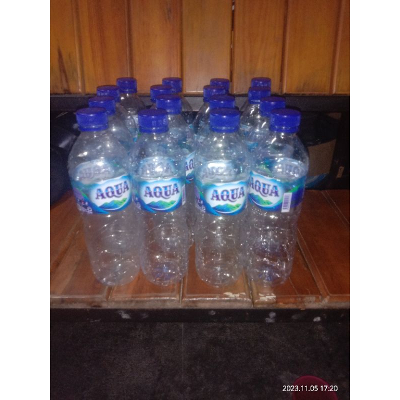 Jual Botol aqua bekas uk 600ml | Shopee Indonesia