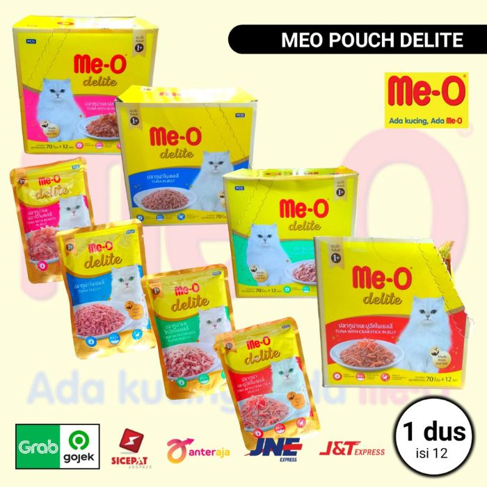 Jual MEO delite pouch premium 70gr x 12pcs ( 1 DUS ISI 12 ) | Shopee ...
