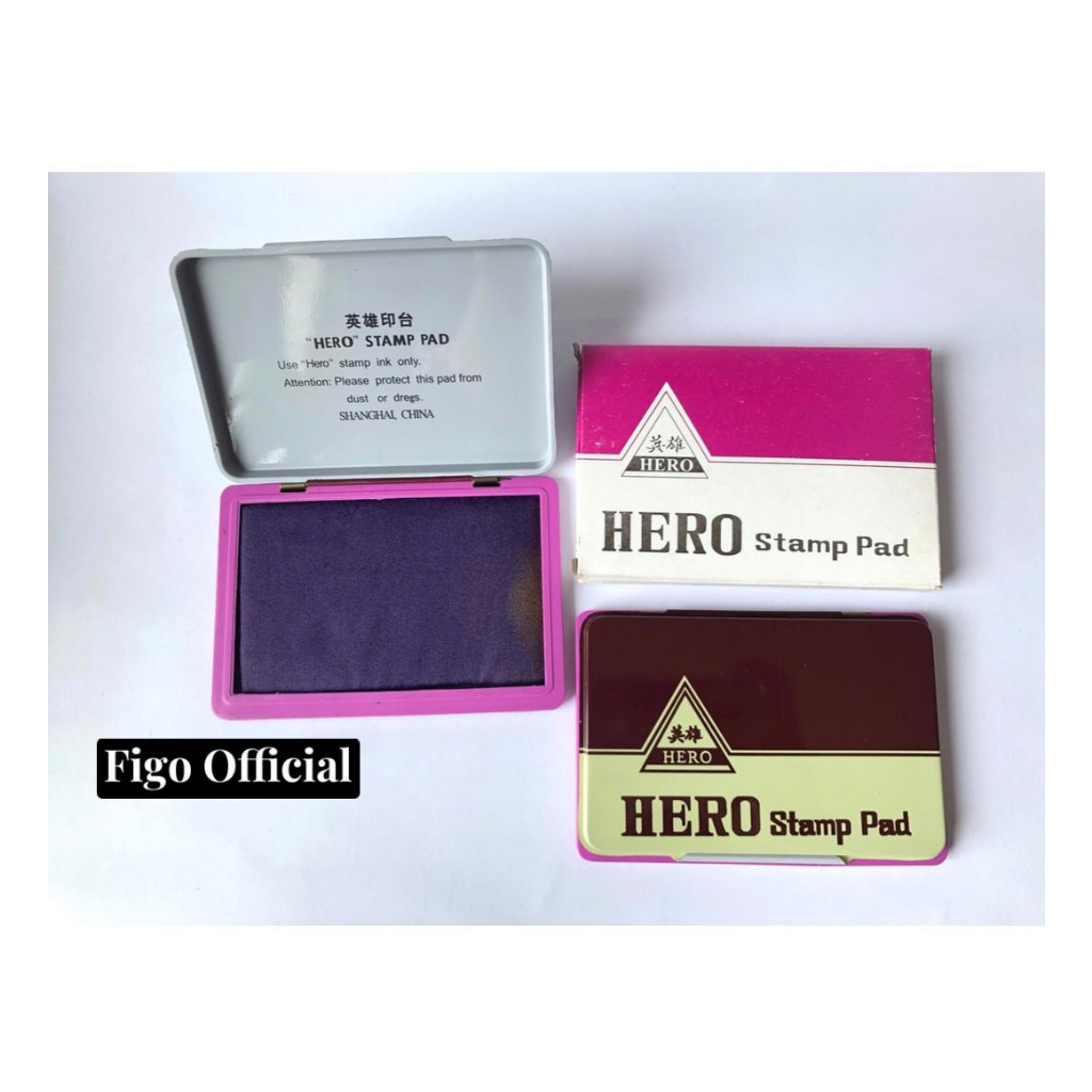 Jual Bantalan Stempel HERO BESAR / bak stempel / stamp pad | Shopee ...