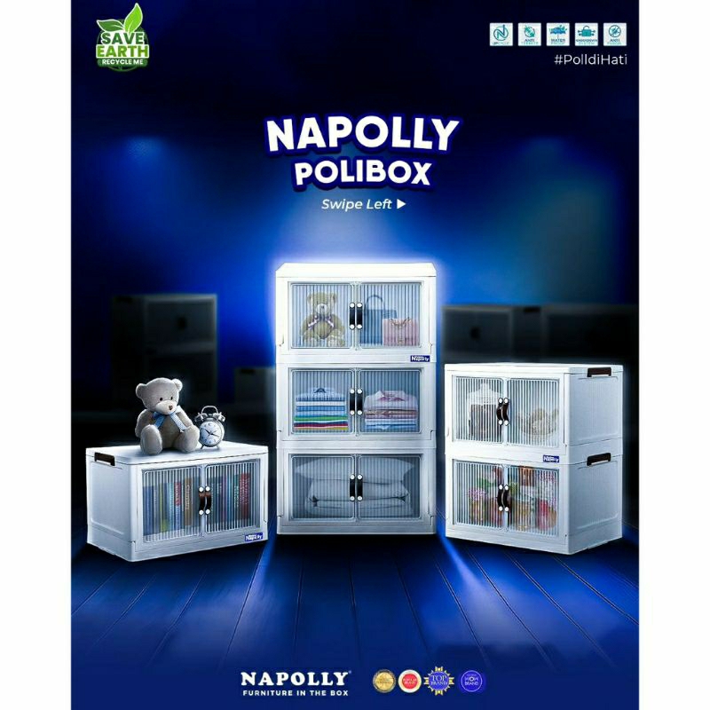 Jual Napolly Lemari Plastik Polibox | Shopee Indonesia