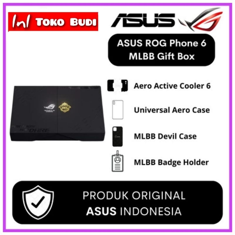 Jual Asus Rog Phone 6 MLBB Gift Box ( Cooler 6 / DevilCase / Aerocase ...