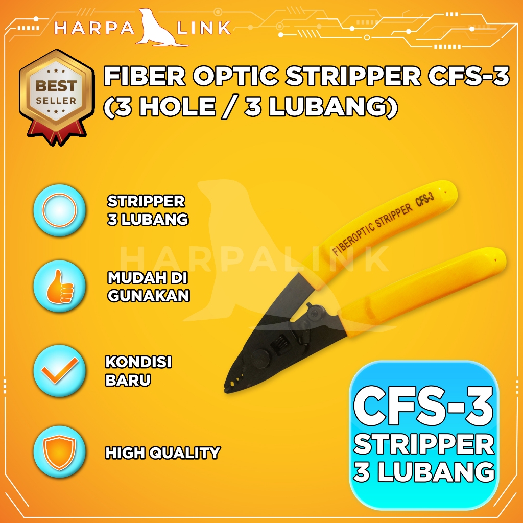 Jual Fiber Optic Stripper 3 Hole Bosi Tools Stripper Fiber Optik 3 ...
