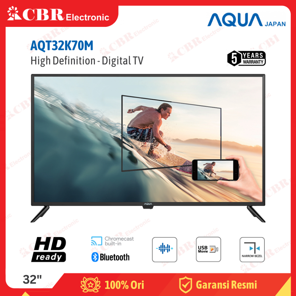 Jual TV AQUA 32 Inch LED AQT32K70M (High Definition - Digital TV ...