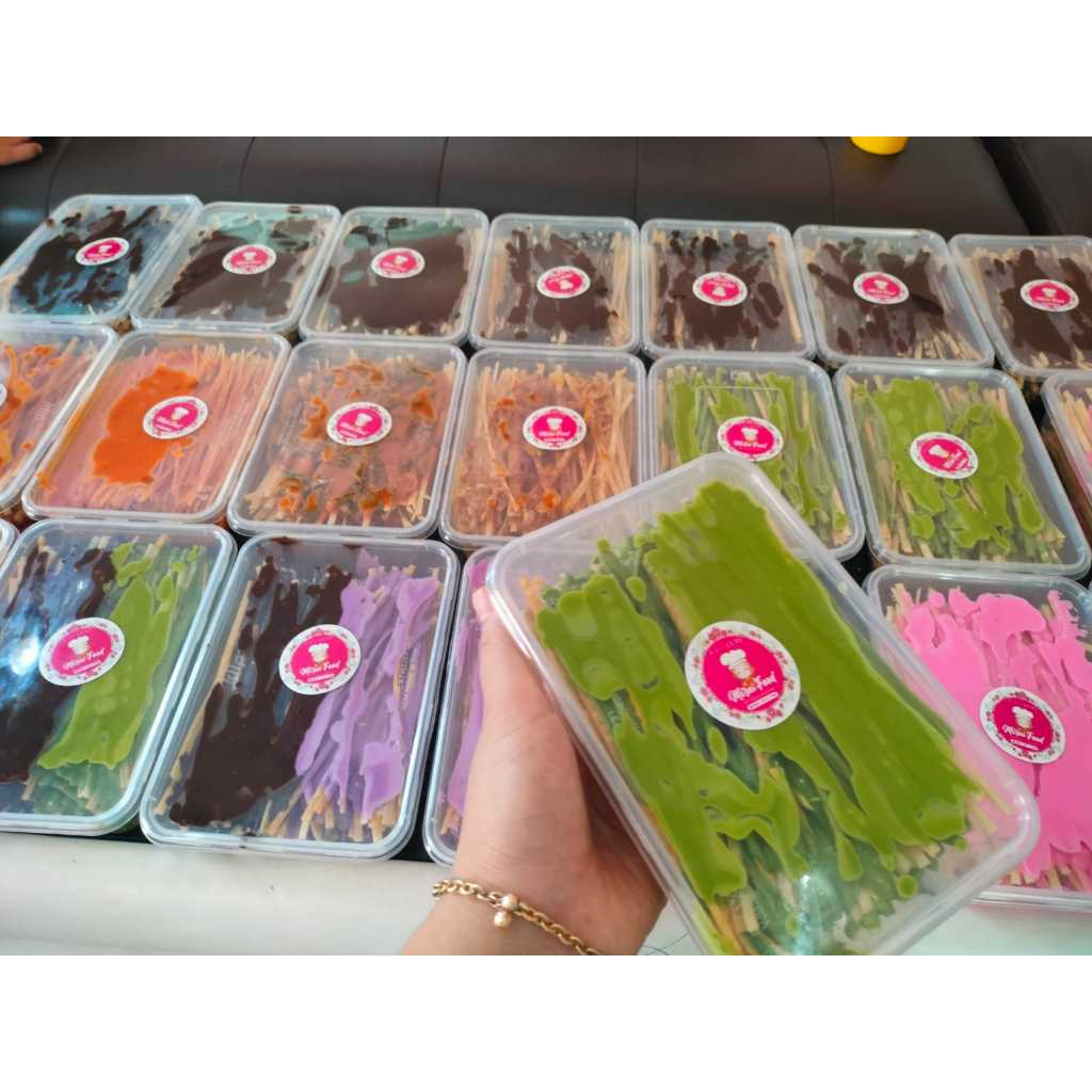 Jual Mie Lidi Lumer Coklat Premium BOX 500ml - Mie Lidi Box Lumer - Mie Lidi Manis - Mie Lidi ...