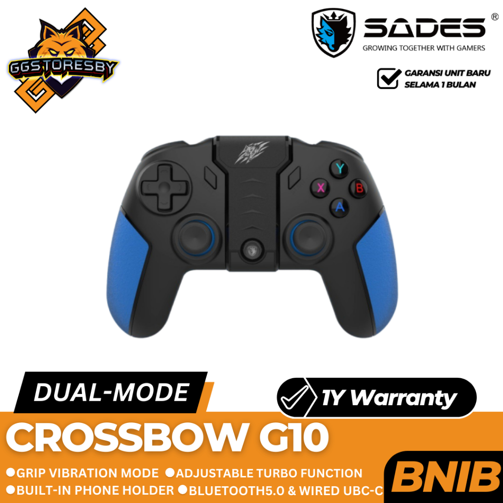 Jual Sades Crossbow G10 Dual-Mode Bluetooth Gamepad | Shopee Indonesia