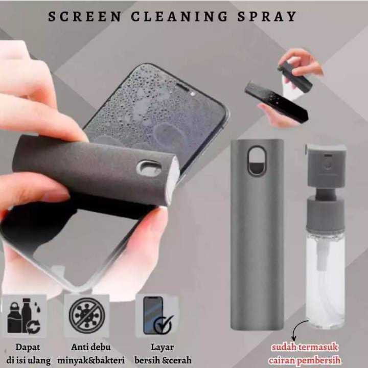 Jual Screen Cleaning Spray Semprotan Pembersih Layar Laptop / HP ...