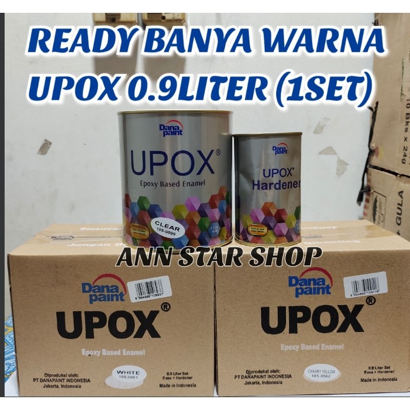 Jual READY BERBAGAI MACAM WARNA UPOX 0.9 LITER PER 1 SET ,CAT LANTAI ...