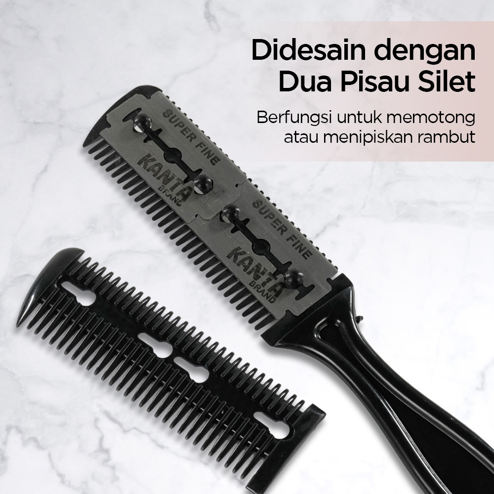 Jual Sisir Silet Cukur Rambut Sasak Magic Comb Razor | Shopee Indonesia
