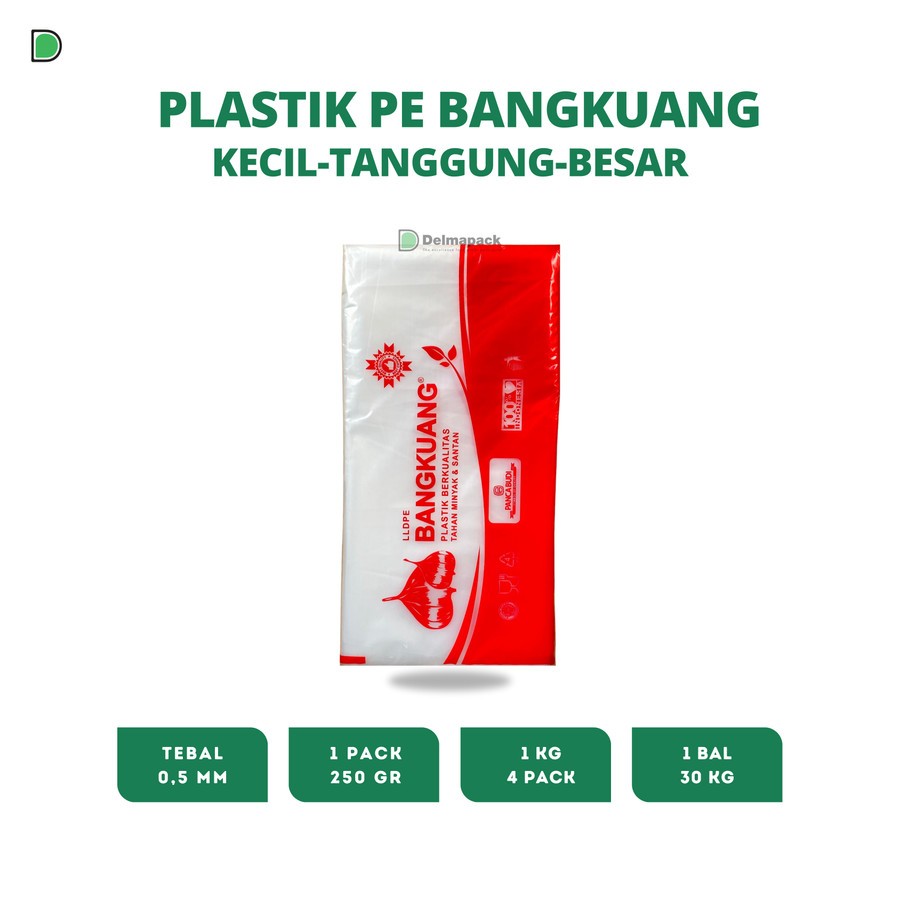 Jual Plastik Bangkuang / Plastik PE Bangkuang Ukuran Kecil Tanggung ...