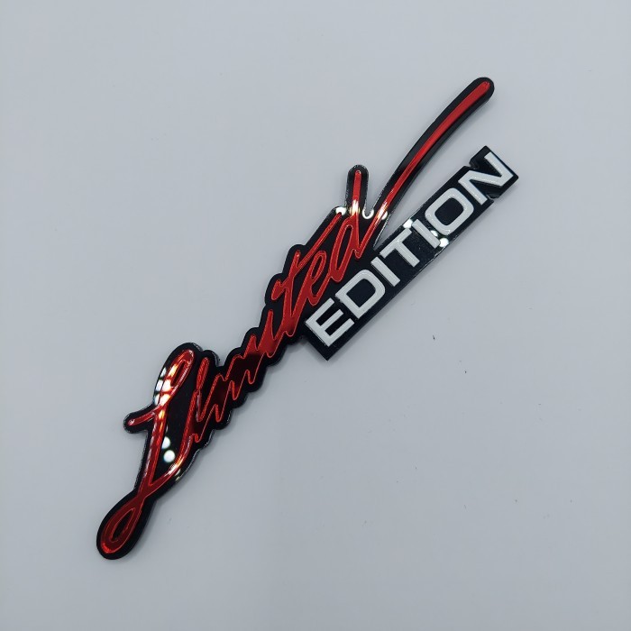 Jual Emblem akrilik sticker acrylic Limited Edition | Shopee Indonesia