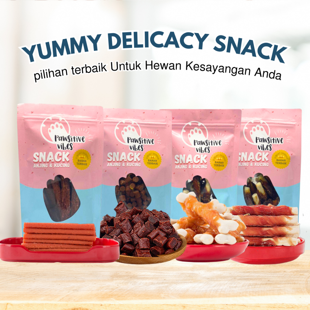 Jual YUMMY DOG TREATS 100g | CHICKEN BEEF STRIPS | SNACK ANJING MEAT ...
