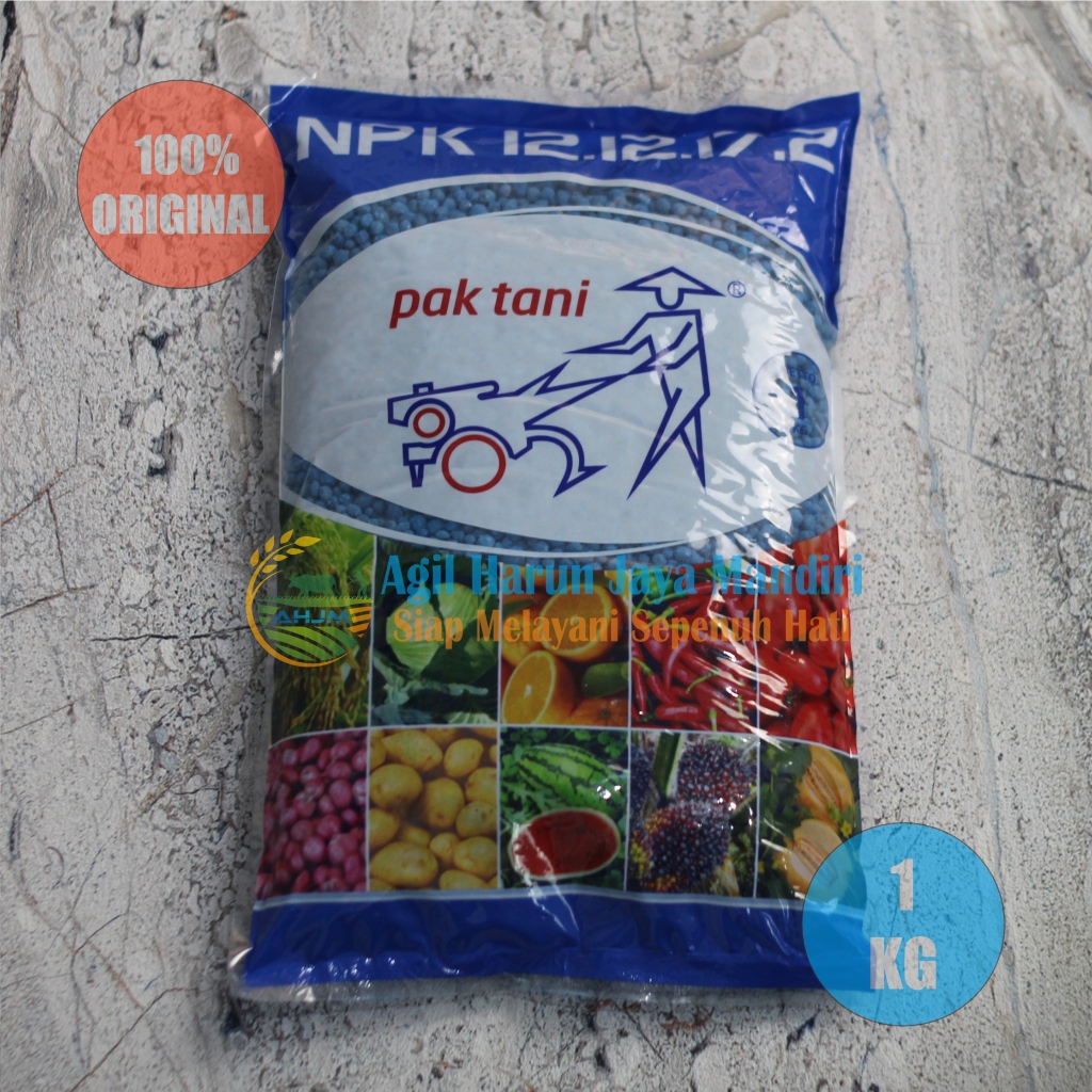 Jual PUPUK PAK TANI NPK 12 12 17 2 ISI 1 KG KEMASAN PABRIK | Shopee Indonesia
