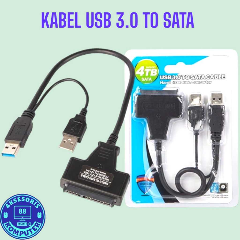 Jual KABEL SATA USB 3.0 / USB 3.0 TO SATA CABLE /CONVERTER SATA KABEL ... Jual KABEL SATA USB 3.0 / USB 3.0 TO SATA CABLE /CONVERTER SATA KABEL ...