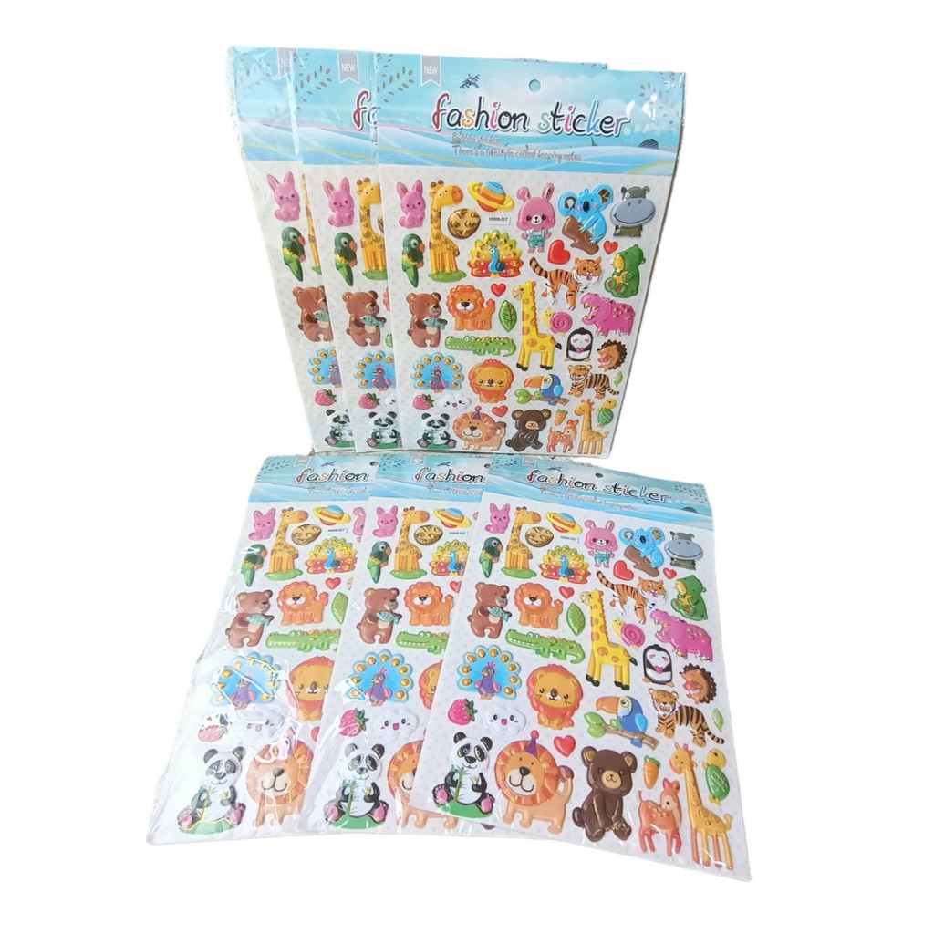 Jual STICKER STIKER TIMBUL ANIMAL HEWAN HM88/Stiker Hewan/Stiker Buku ...