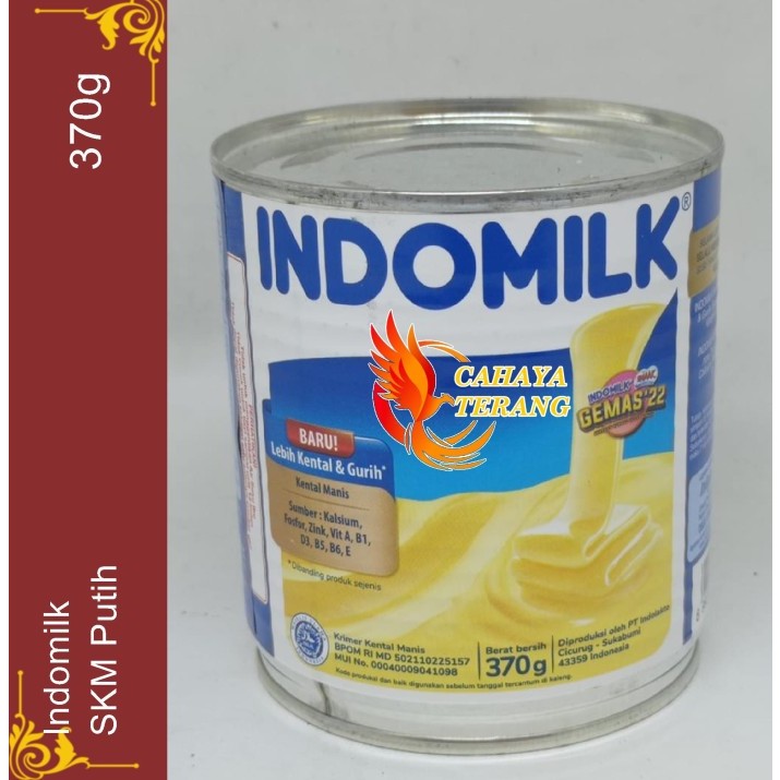 Jual Indomilk SKM Putih 370 gr - Susu Kental Manis Indomilk Kaleng 370g ...