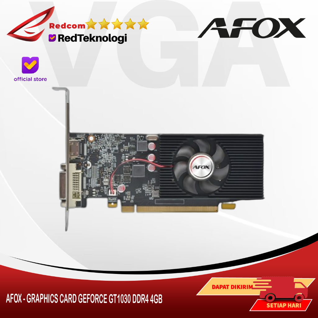 Jual AFOX - GRAPHICS CARD GEFORCE GT1030 DDR4 4GB | Shopee Indonesia
