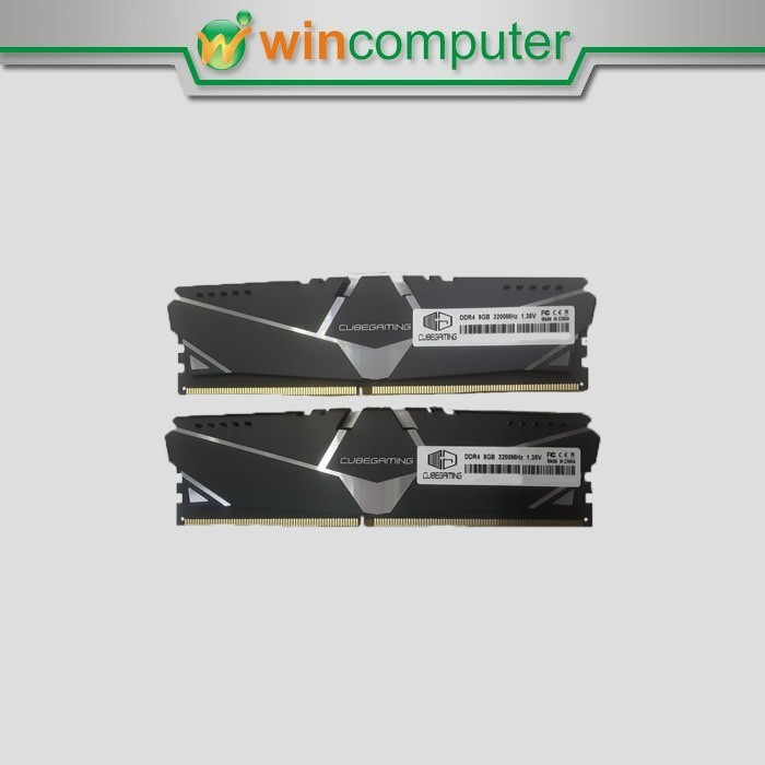 Jual Memory RAM Cube Gaming DDR4 Dual Channel 3200Mhz PC25600 16GB [2X8GB] | Shopee Indonesia